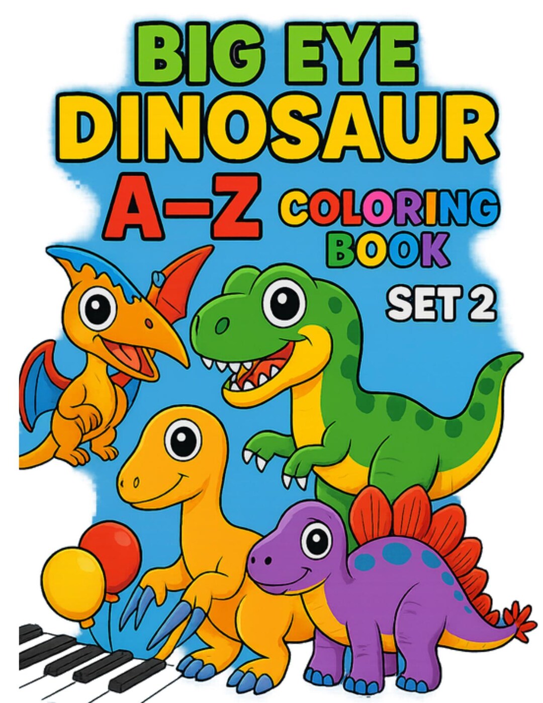 Dinosaur Alphabet Coloring Pages: A-Z Printable Activity (PDF Download ...