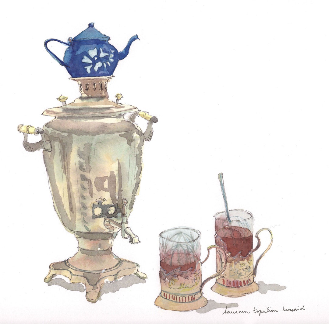 Armenian Painting-samovar Painting-samovar Drawing-limited Art Print 29 ...