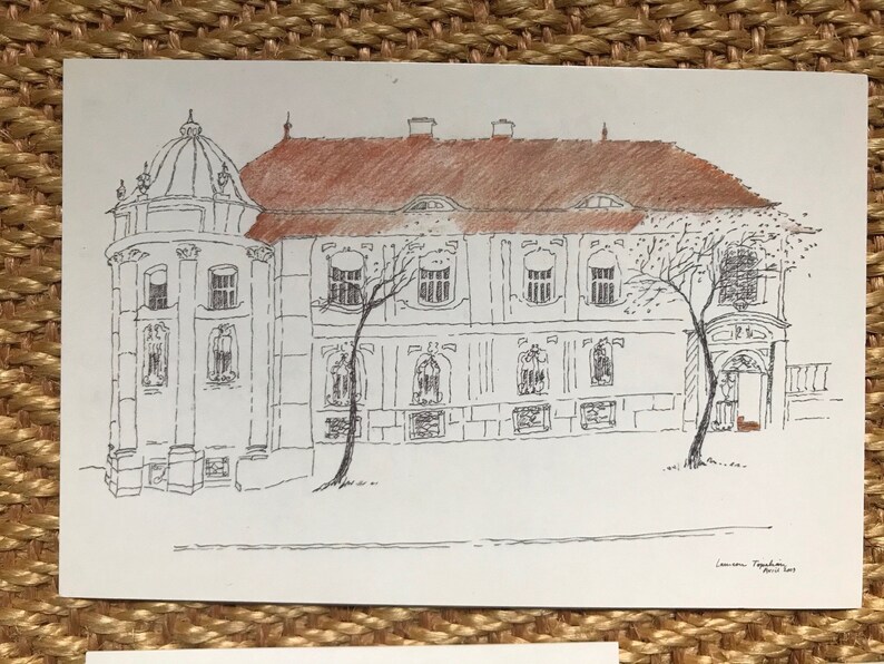 Romanian Painting-romania Art-romania Architecture-timisoara Painting ...