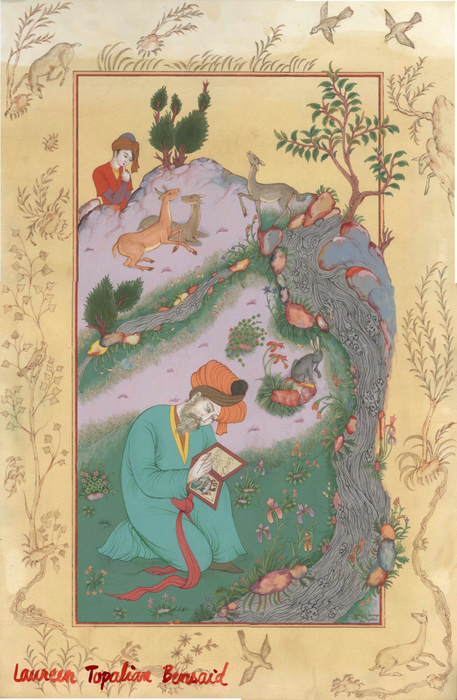 Peinture persane-art iranien /Miniature persane-art persan- edition ...