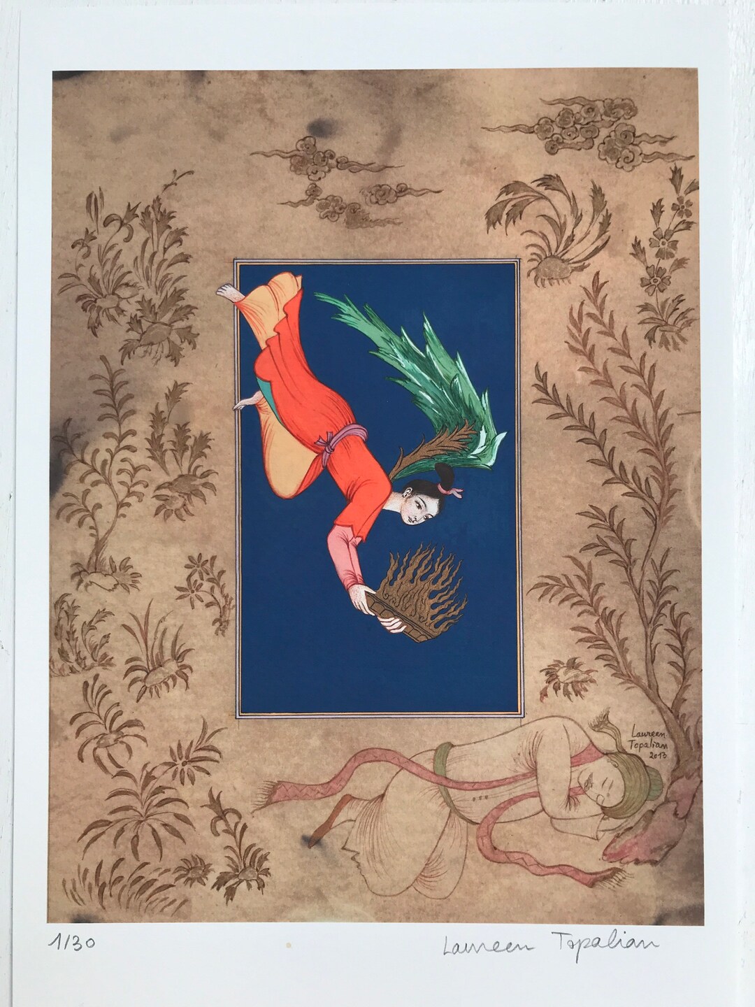 Persian Painting Persian Miniature-iranian Painting-iranian - Etsy