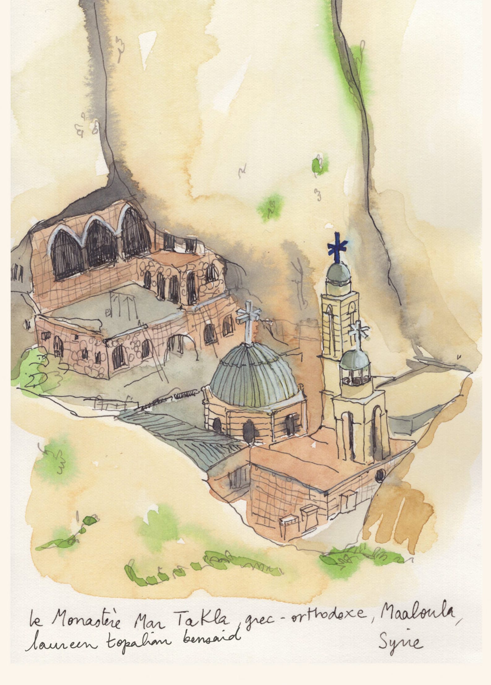 Pintura siria-arte sirio-dibujo sirio-iglesia siria-pintura de ...