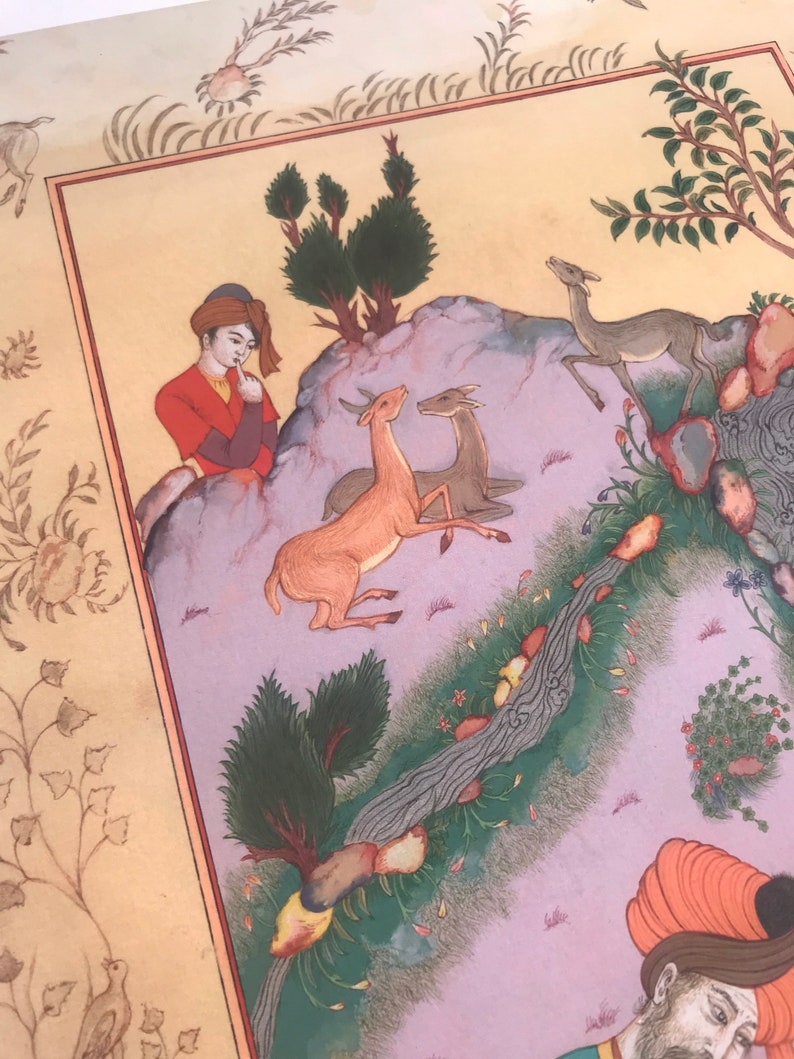 Peinture persane-art iranien /Miniature persane-art persan- edition ...