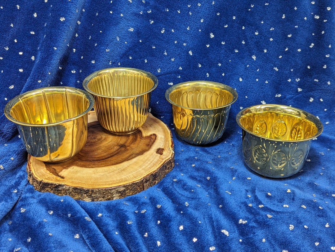 Patterned Brass Burn Bowl: Medium Incense Altar Tool - Etsy
