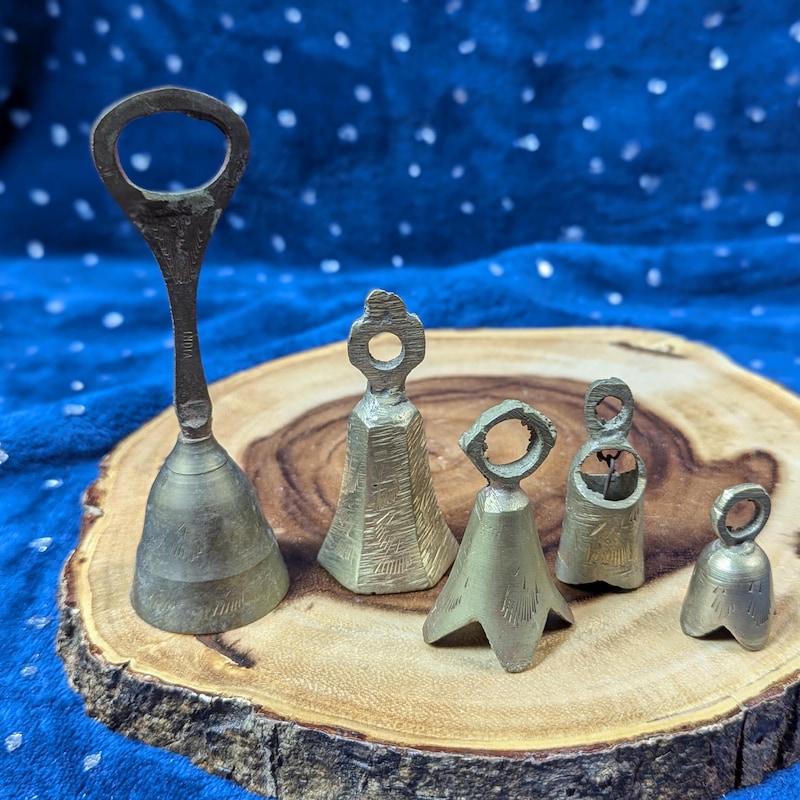 Small Brass Bells Etsy