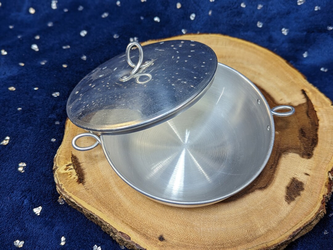 Lidded Aluminum Burn Bowls With Lids - Small - Witch Tools - Decorative ...