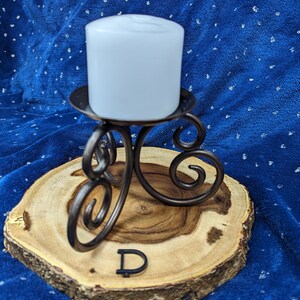 Metal Candle Plinths Stands - Three Styles - Vintage Ritual Altar Decor ...