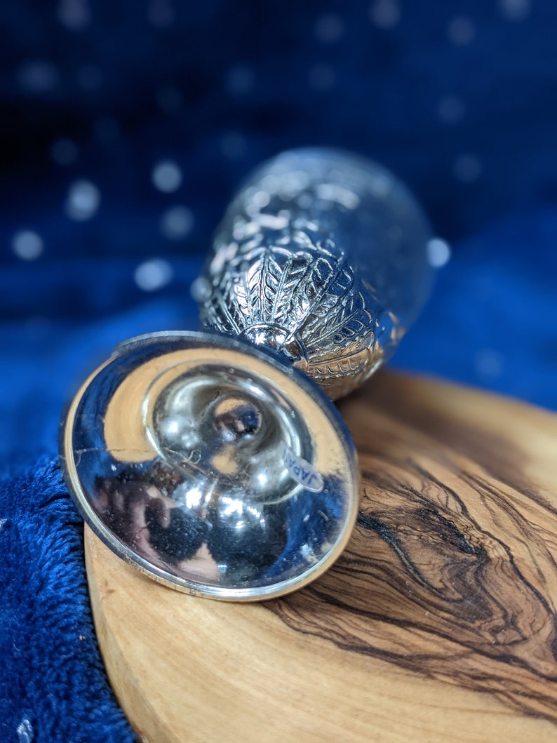 Vintage Silver Goblet With Ornate Detail Stem Ware - Etsy