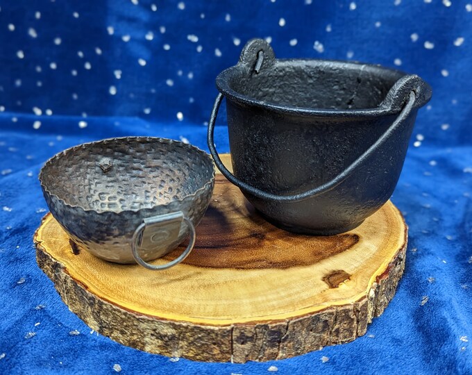 Vintage Cauldron Two Styles - Medium - Witch Tools - Decorative Ritual ...