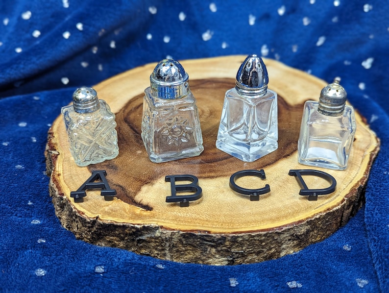 Tiny Glass Salt Shakers: Vintage Spice Jar, Ritual Spell Tools - Etsy