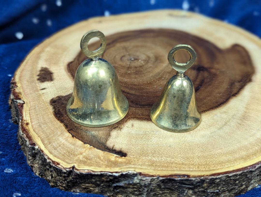 Vintage Small Brass Bells - Witchy Tools - Altar Accessories - Ritual ...