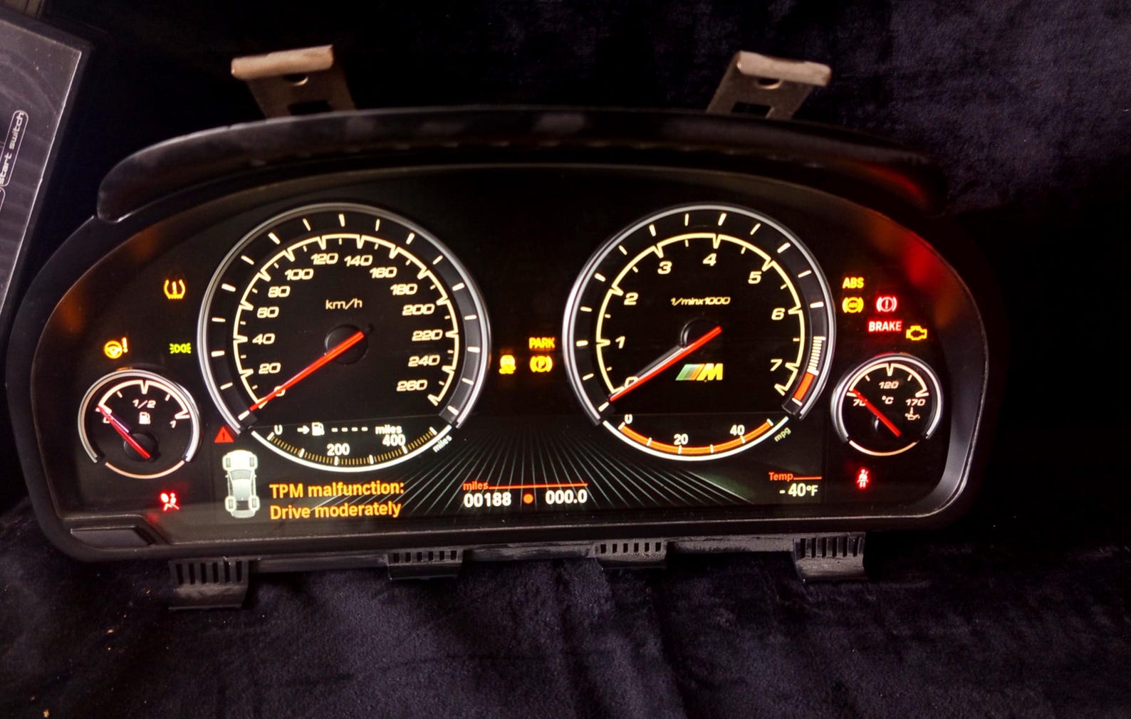 Bmw F10 F11 F07 F01 CUSTOM 7000k/rpm KM/H Instrument Cluster - Etsy