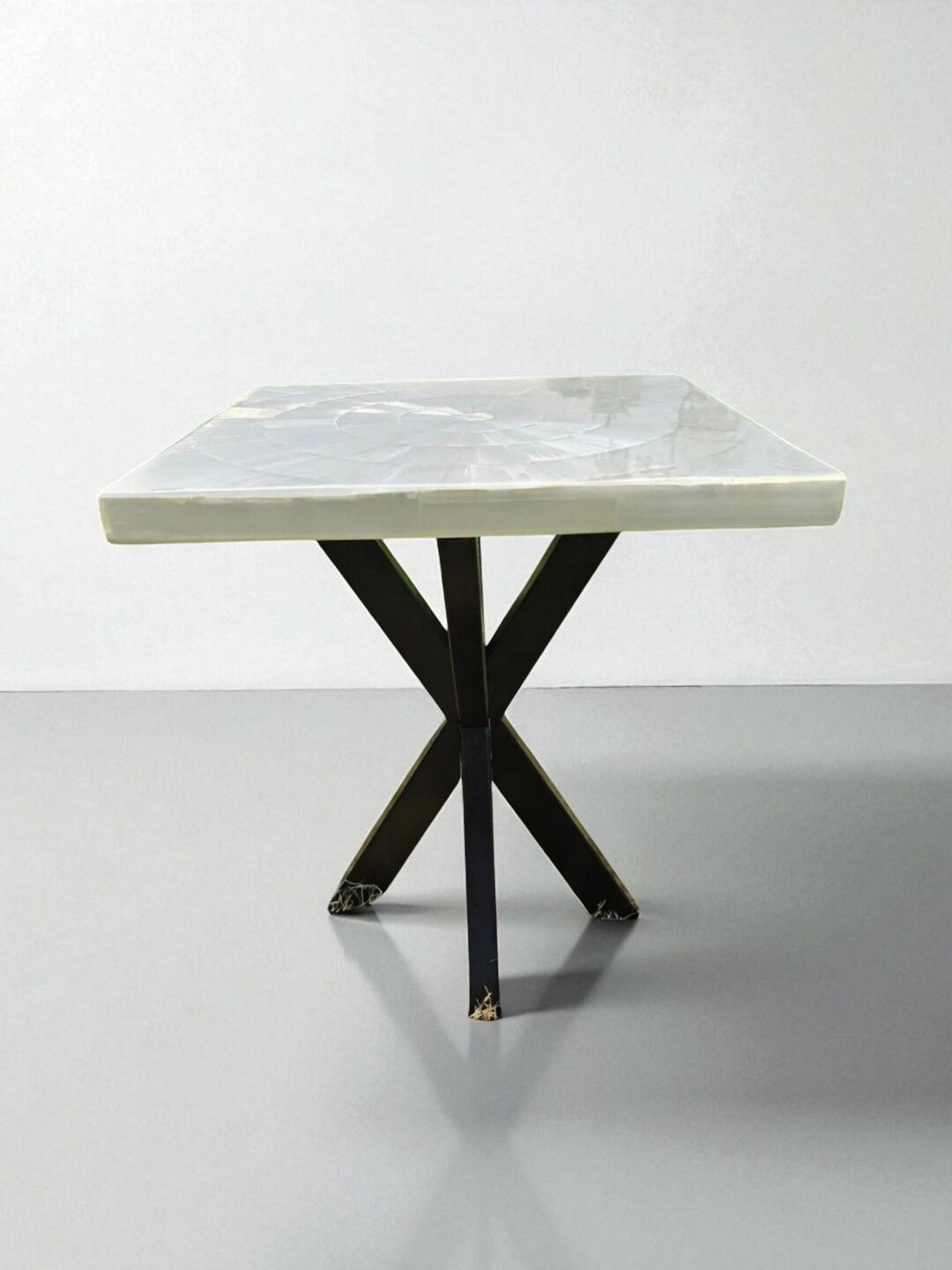 Handmade Selenite Coffee Table: Gloss Polished Crystal Furniture - Etsy