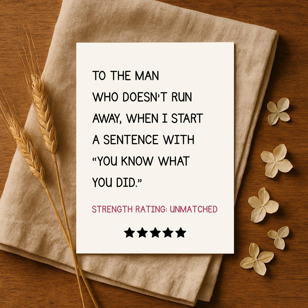 Printable Anniversary Card, Laugh-out-loud Love, Playful Romantic Tease ...