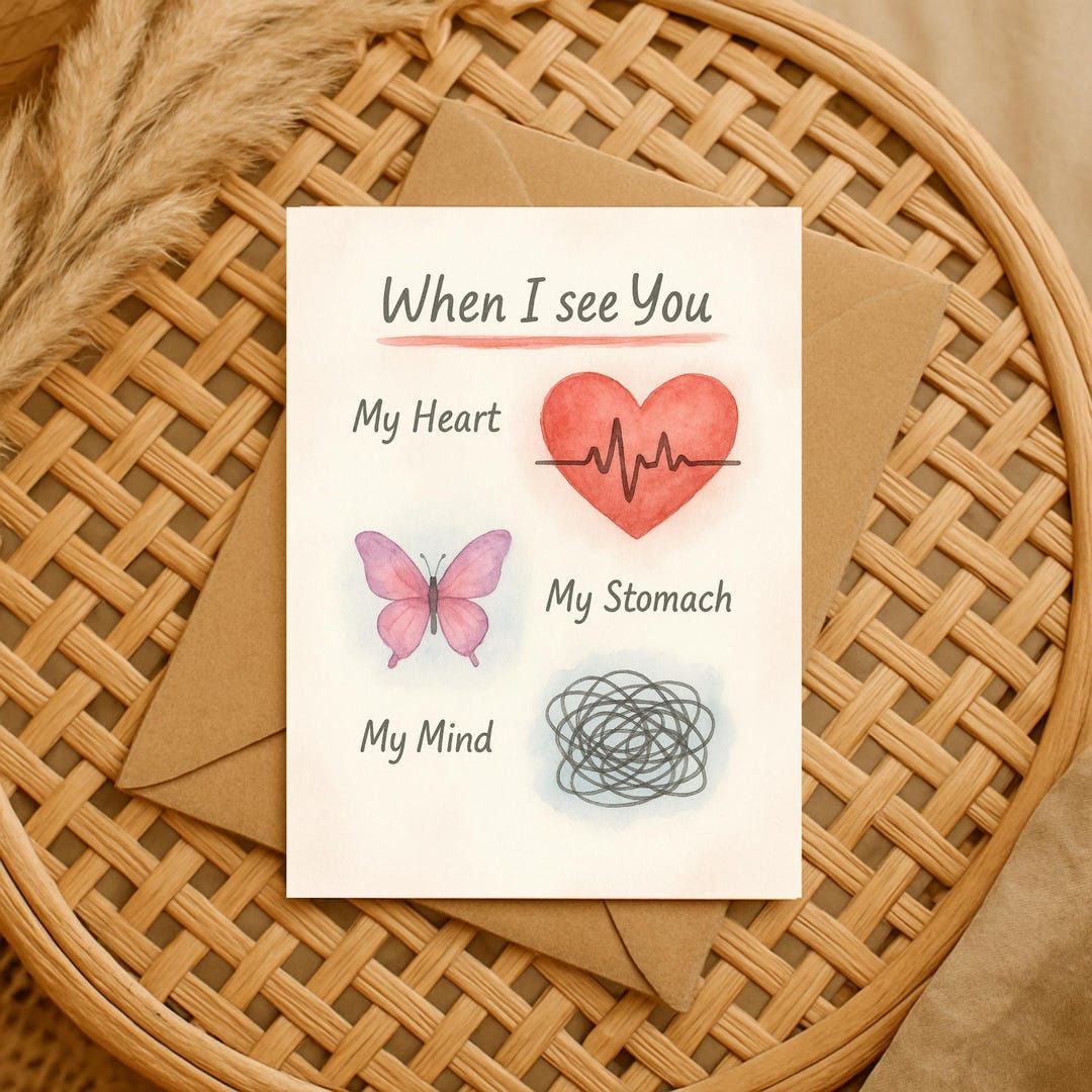Printable Cute Anniversary Card, Anniversary Card for Couples, Card for ...