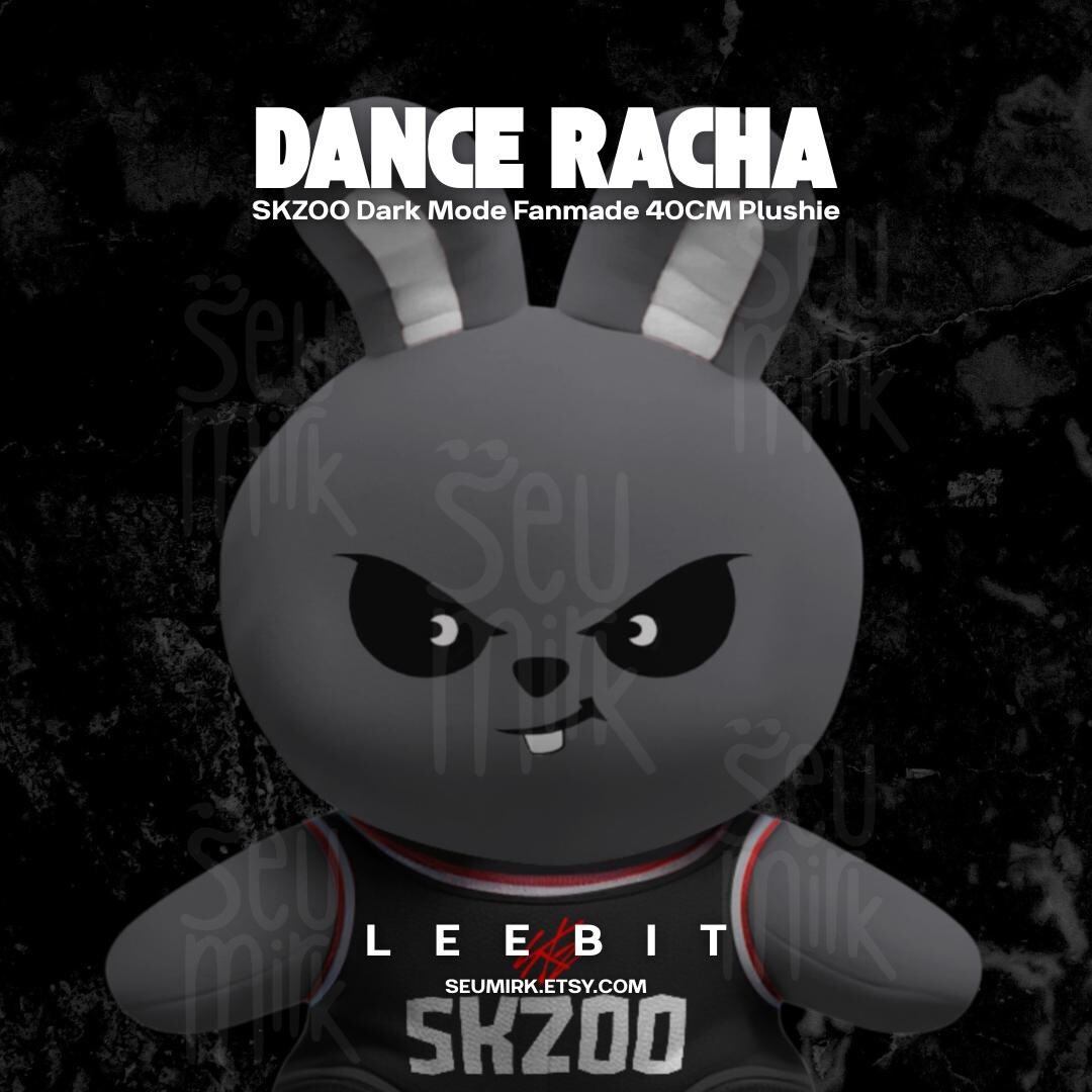 SKZOO Dark Mode Fanmade Leebit 40CM Plushies - Etsy