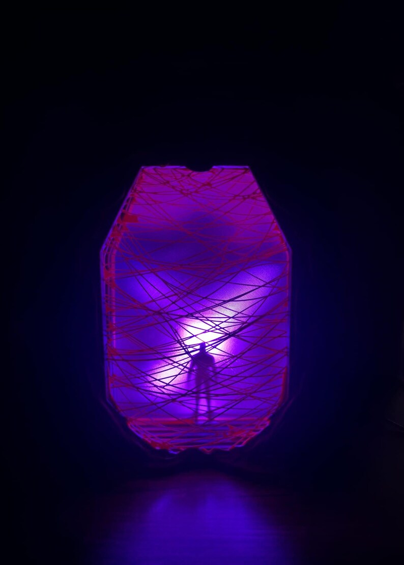 Stranger Things Book Nook With RGB Light Upside Down Book Nook Hawkins ...