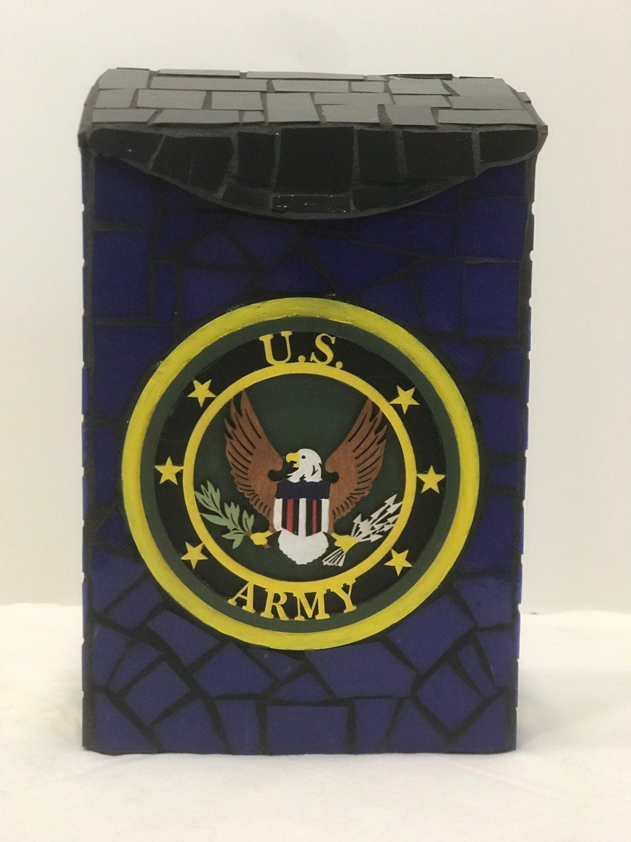 Us Army Mosaic Mailbox - Etsy