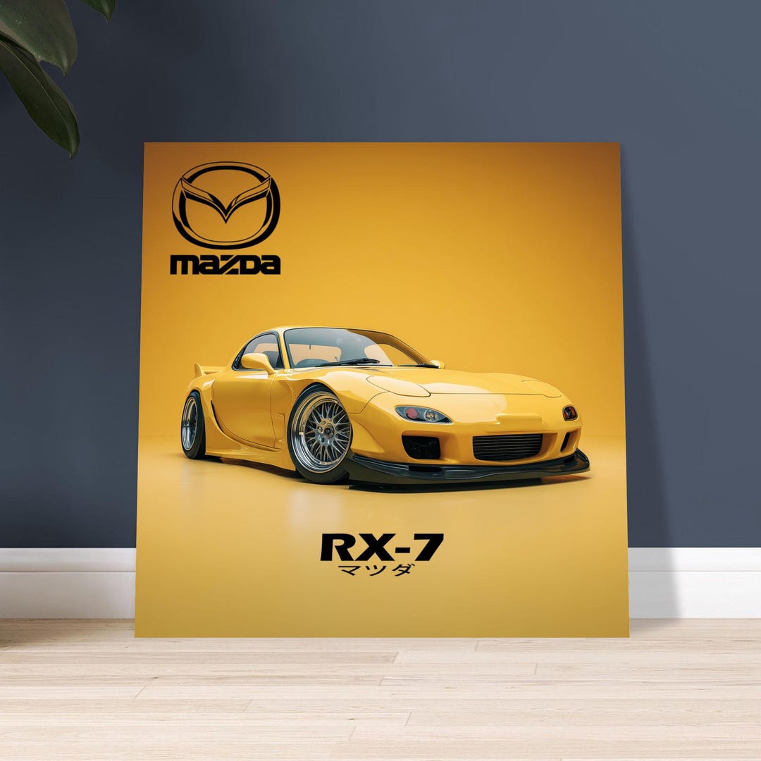 Mazda RX7 Poster - Etsy
