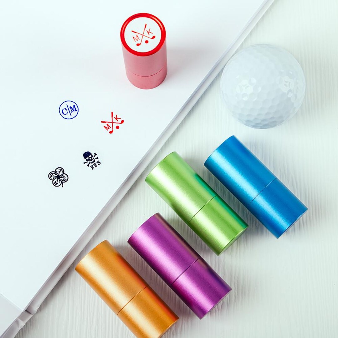 Personalized Golf Ball Stamp, Custom Logo Marker, Golfer Gift - Etsy
