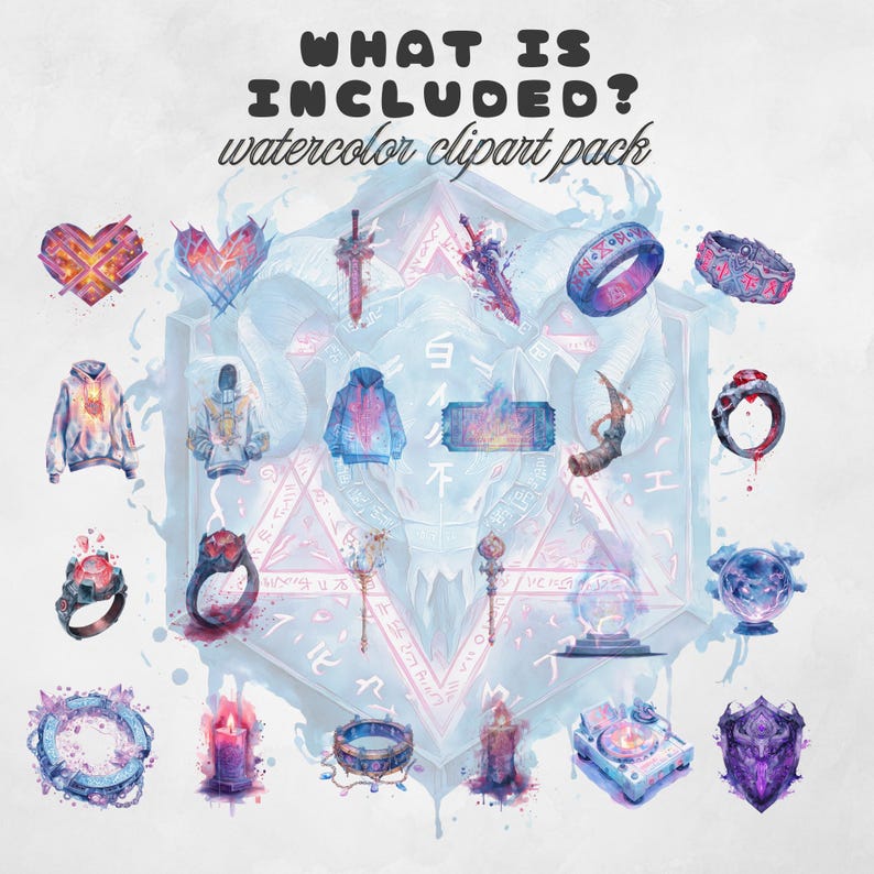 K-pop Demon Hunters Clipart, Neon Anime PNG Bundle - Etsy