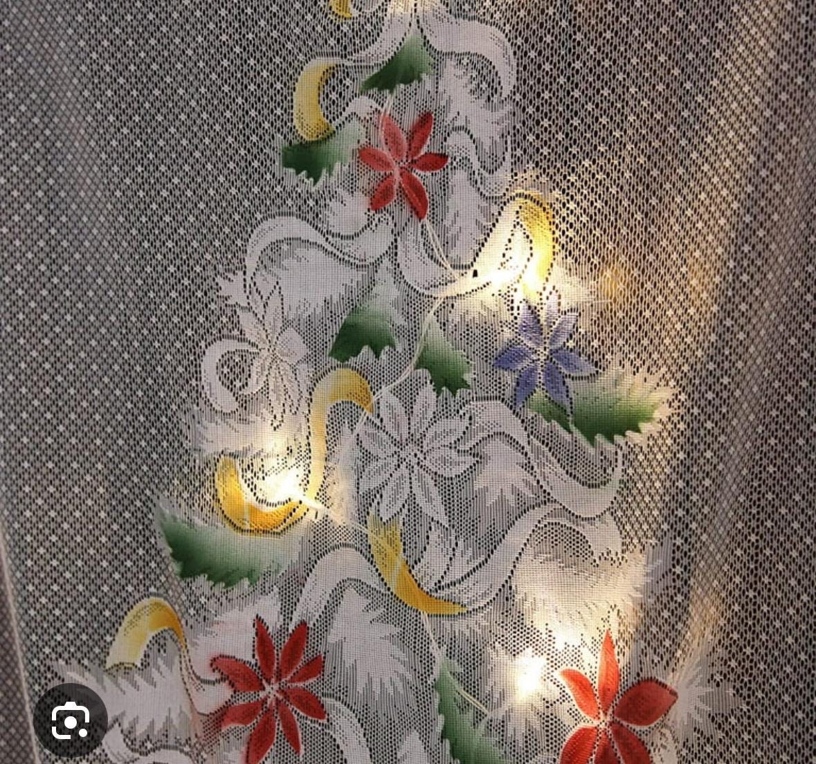 Lighted Christmas Tree Curtain Panel Curtain 40x84” - Etsy