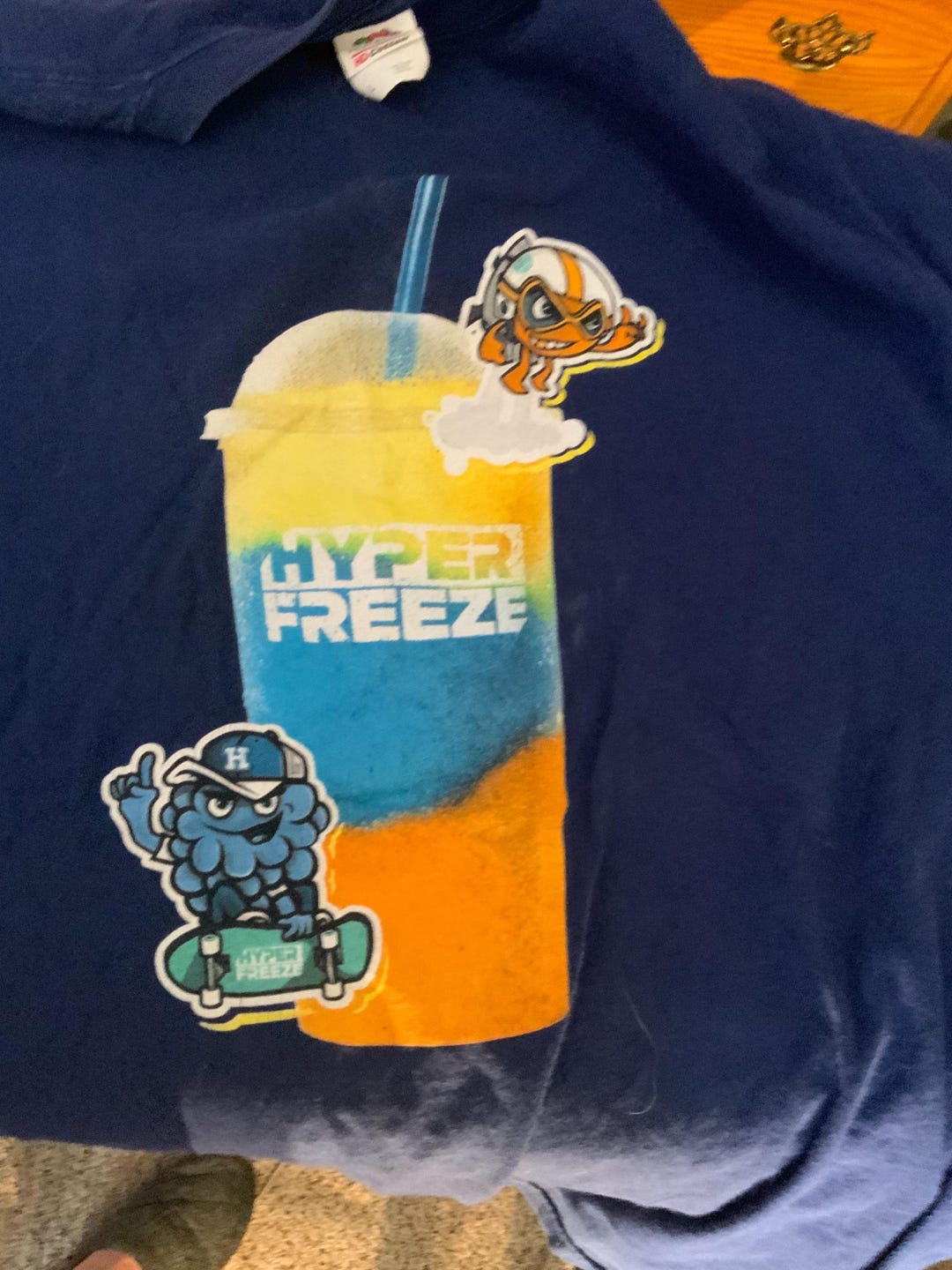 Cumberland Farms Hyper Freeze Slushie Neon Rare Employee Promo T-shirt ...