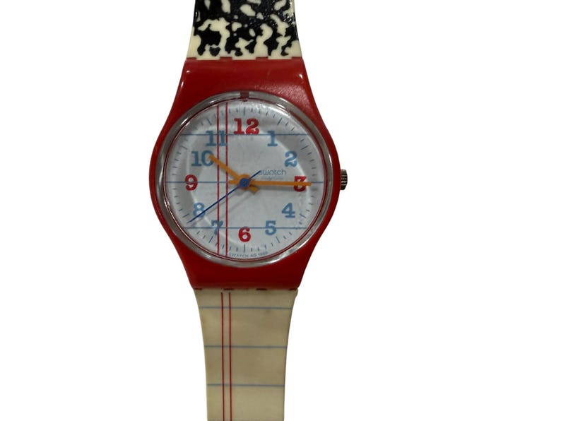 Swatch Lady NOTEBOOK LR108 (1988) Watch, Vintage - Etsy
