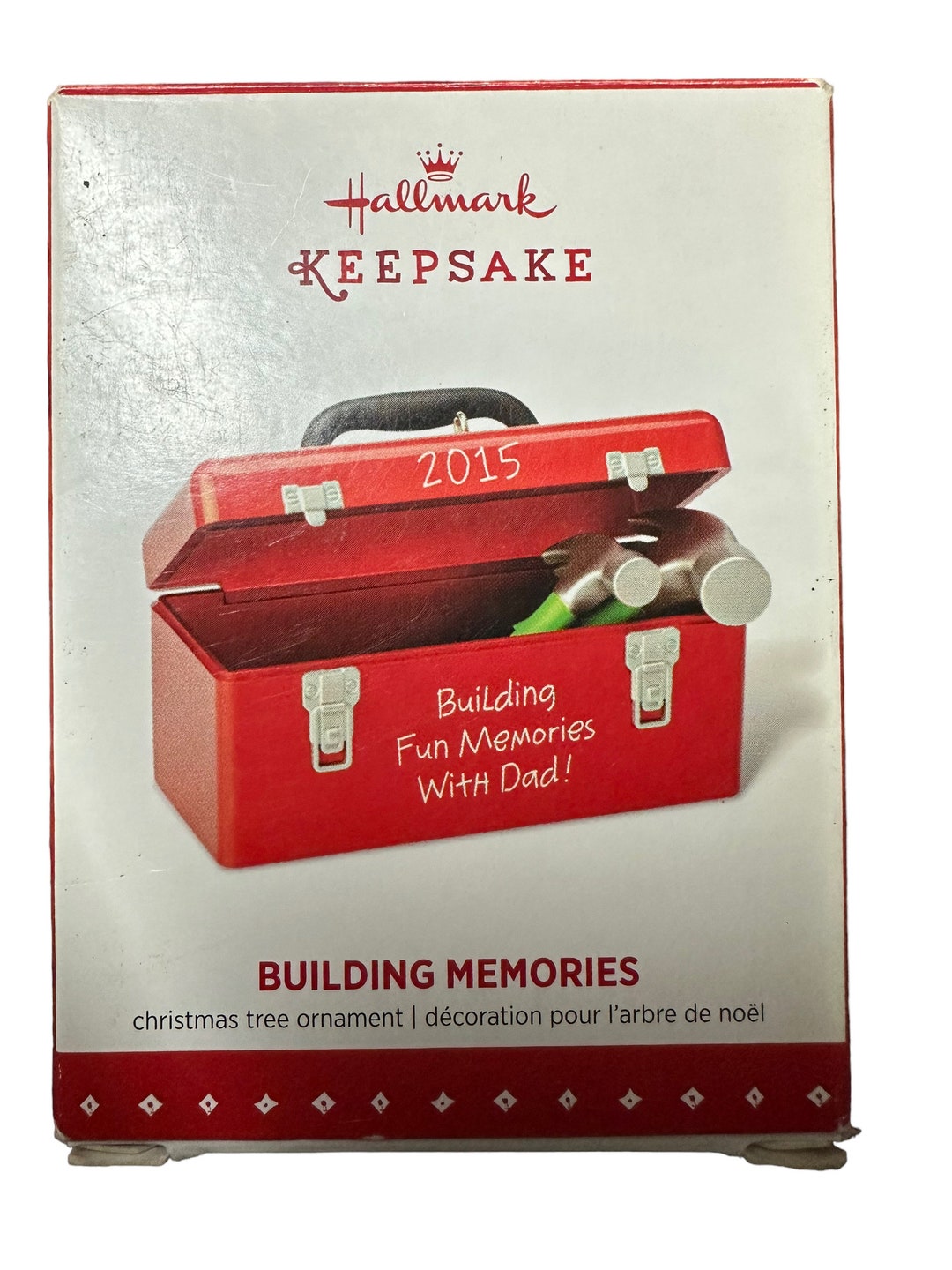 Hallmark Keepsake Ornament, Building Memories, Dad, Toolbox, Building ...