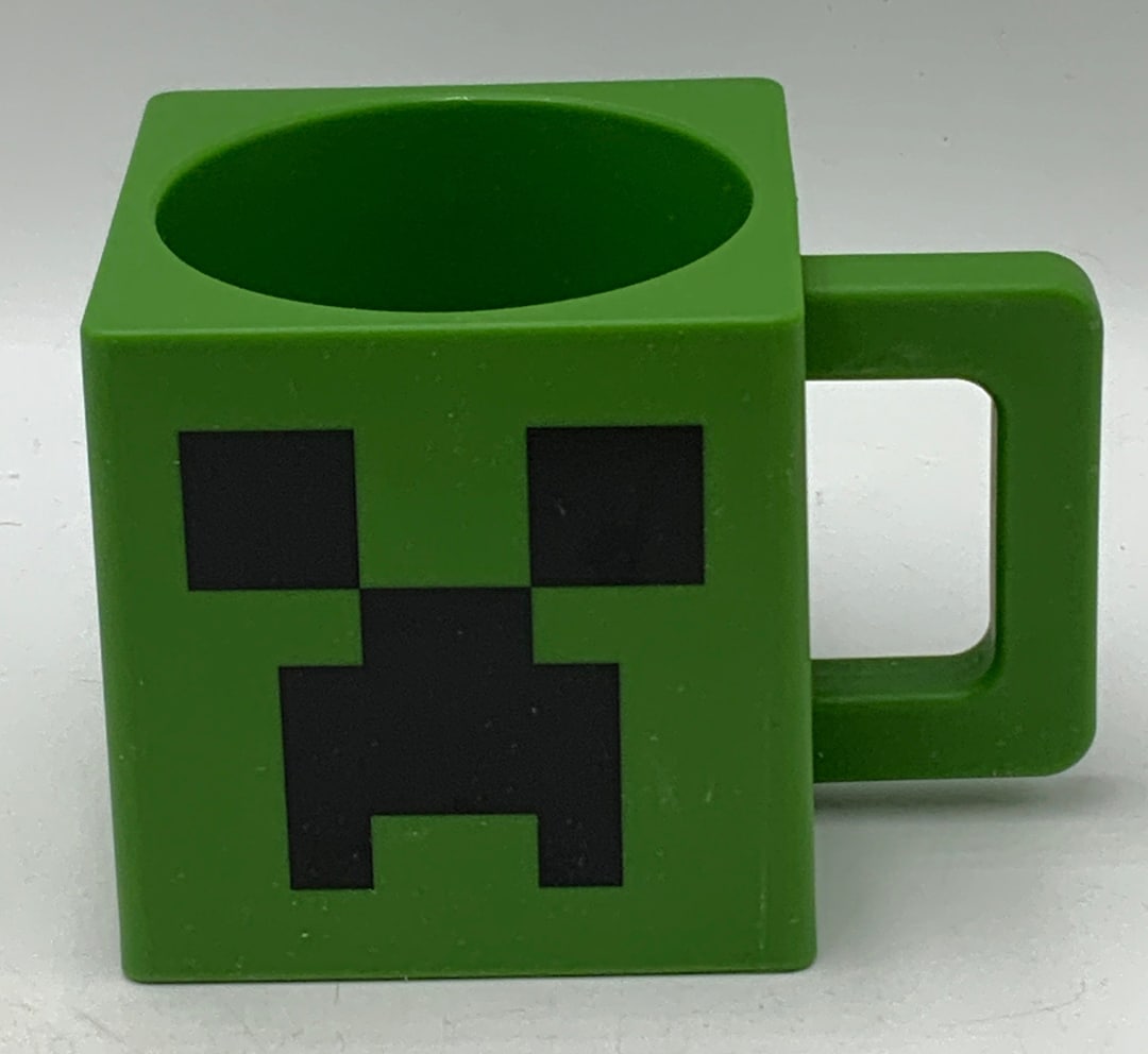 Minecraft Creeper Face Coffee Tea Mug Cup Green 9.8oz Mojang - Etsy