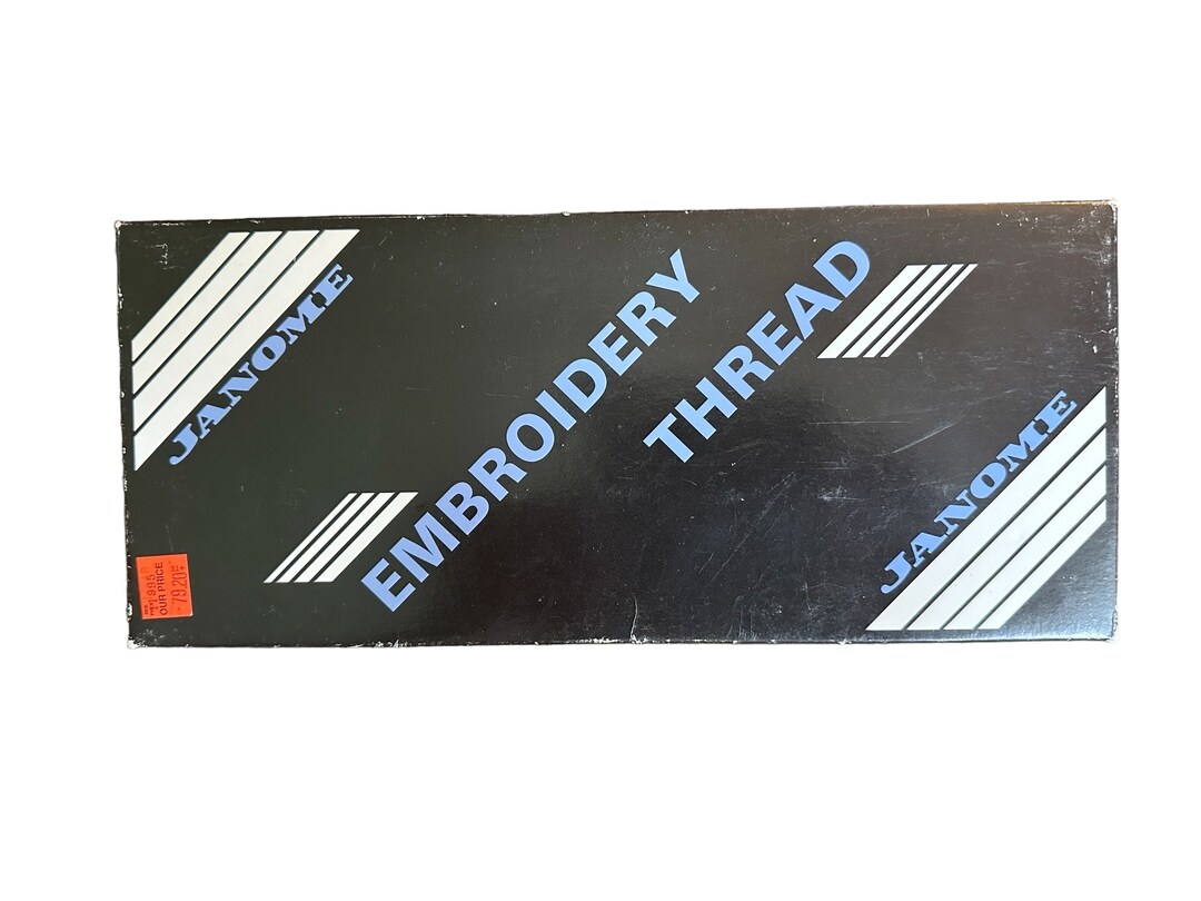 Janome Embroidery Thread, Set, Assorted Colors, No 3, 27 Spools, Open ...