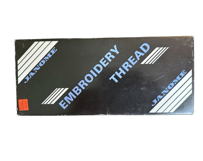 Janome Embroidery Thread, Set, Assorted Colors, No 3, 27 Spools, Open ...