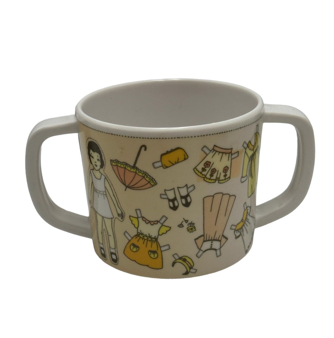 Sugarbooger Sippy Cup, Paper Doll Child Cup, 2 Handles, No Top ...
