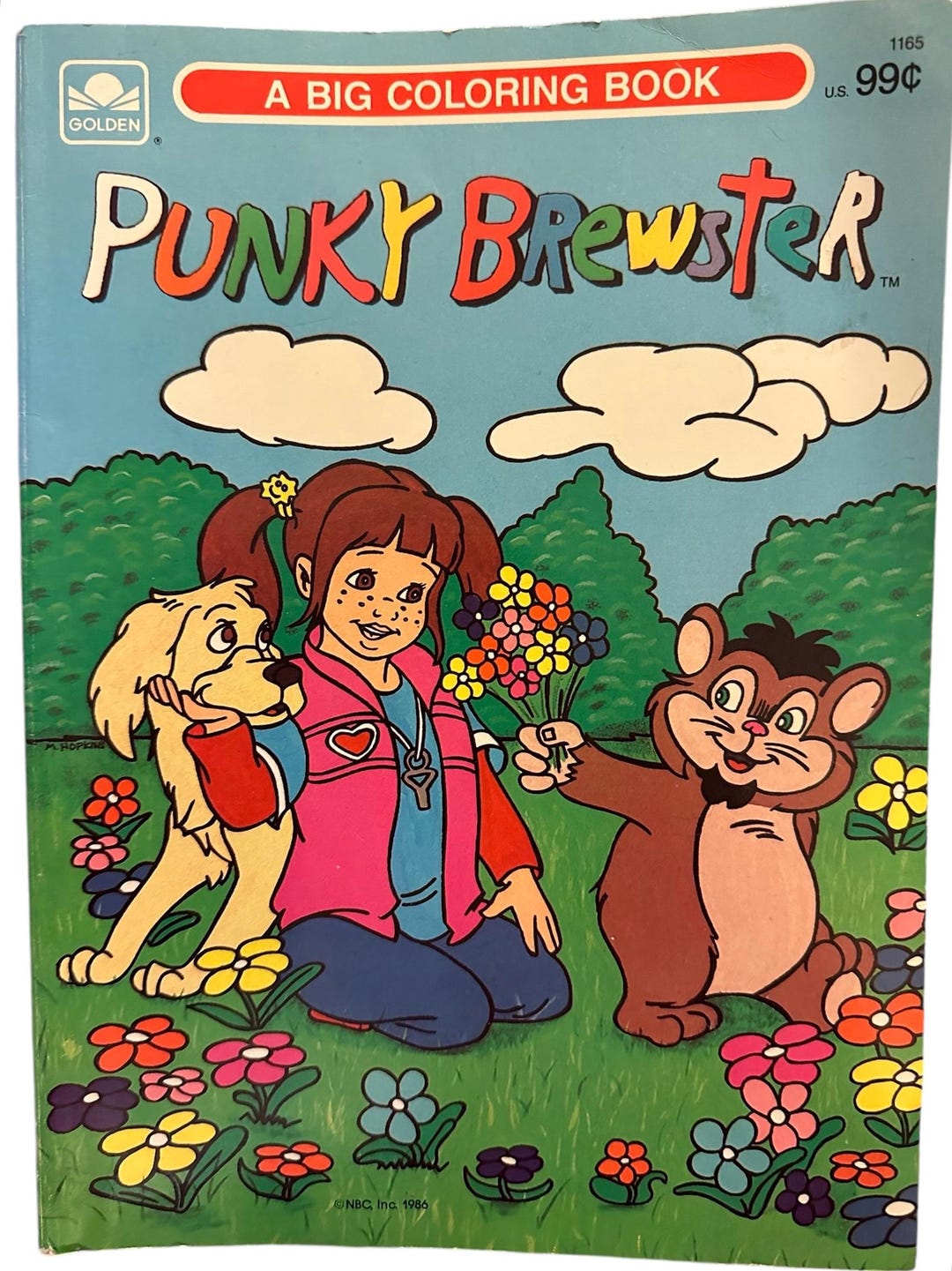 Vintage Punky Brewster Coloring Book Golden 1986 New Old Stock Unused ...