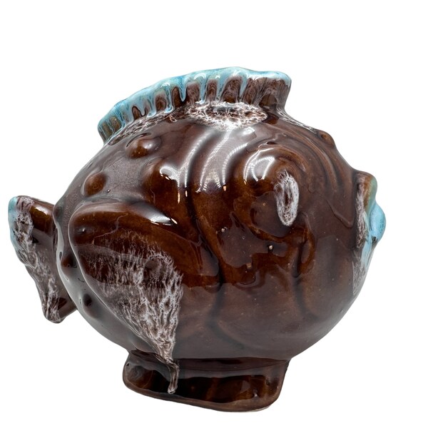 Pottery Fish Bank - Etsy