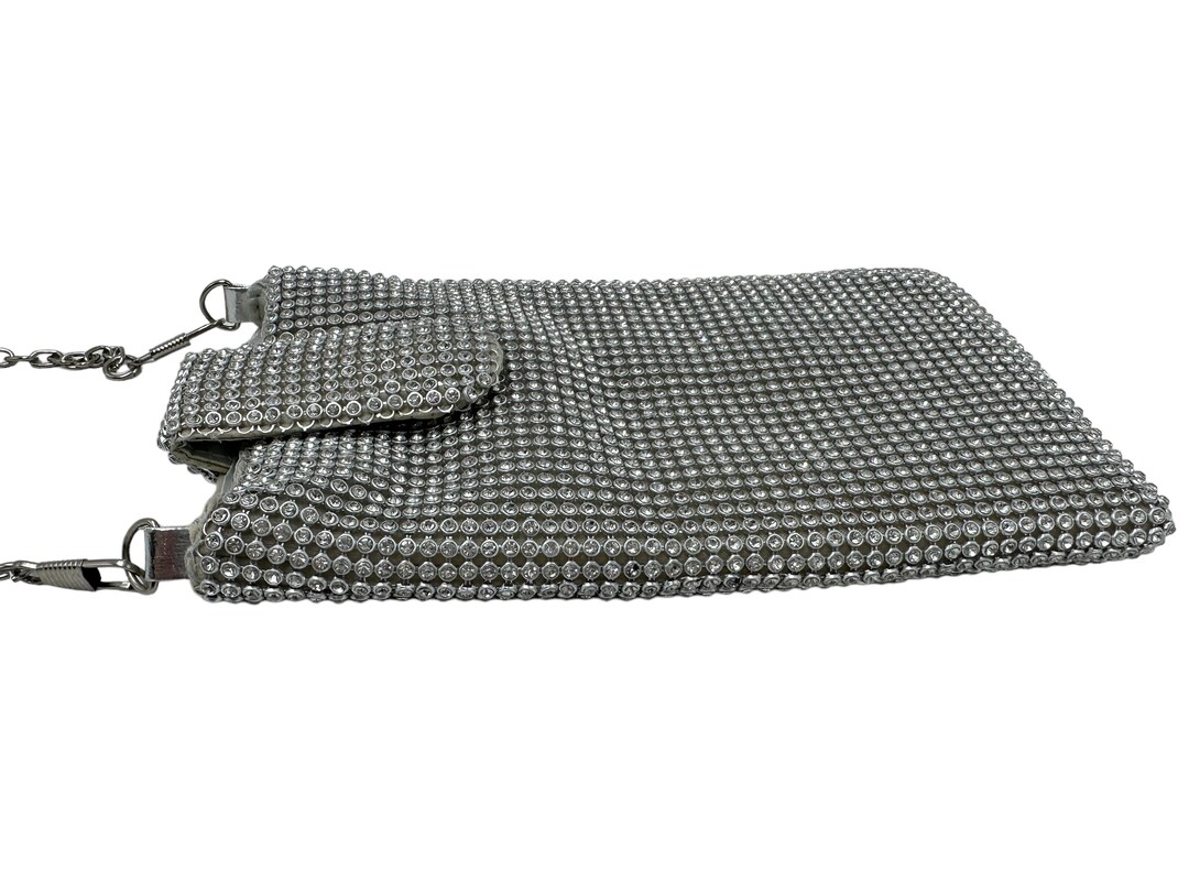 Evening Bag, Disco Purse, Chain Mail, Rhinestone Look, Vintage ...