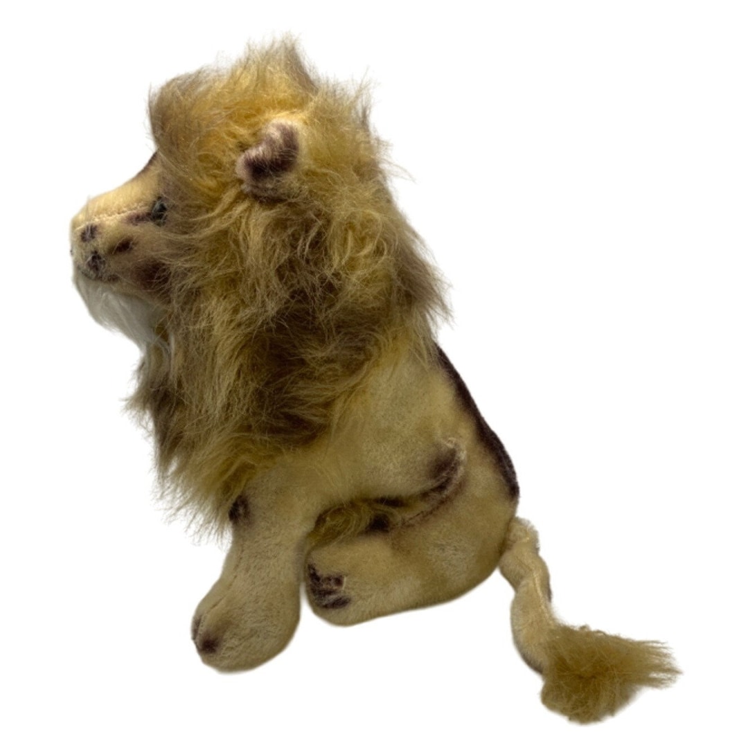 Vintage Holiday Fair Lion Plush 18" Mohair Japan Airbrushed 1950s - Etsy