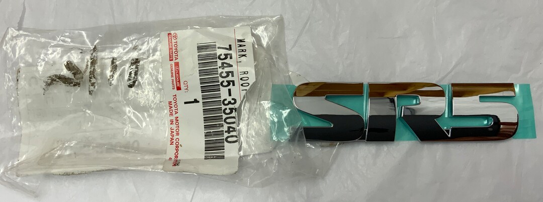 Genuine TOYOTA 4RUNNER SR5 QUARTER PANEL Emblem 75455-35040 - Etsy