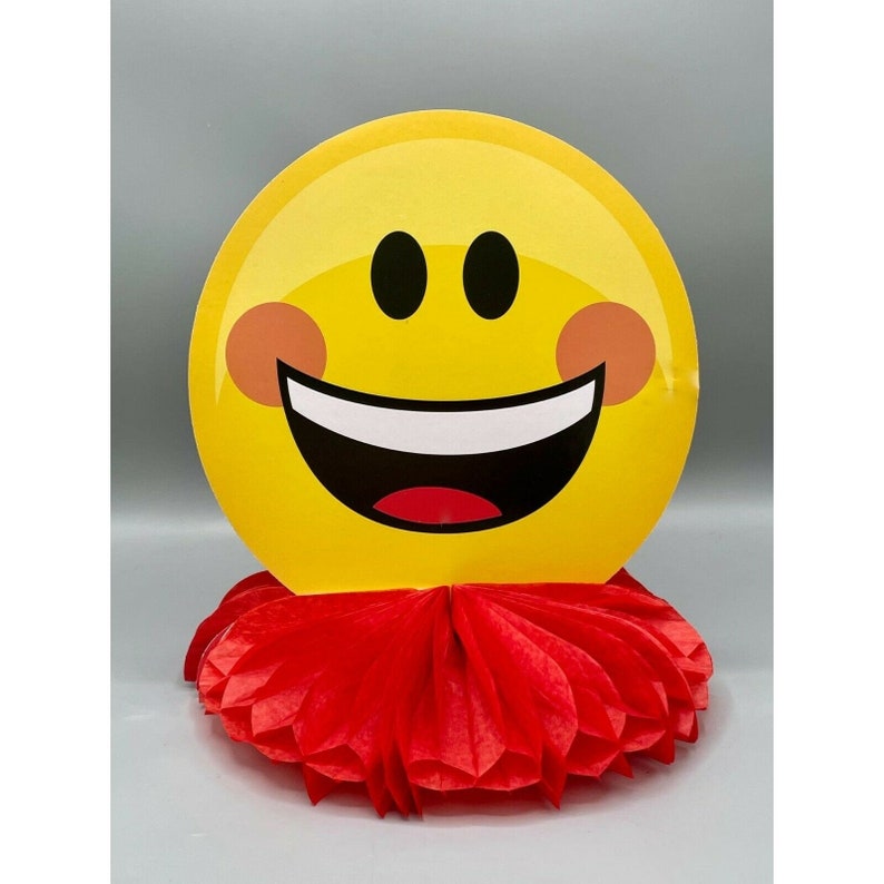 10 "smile Face, Smiley Face Centerpiece, Tissue, Table Top, NEW - Etsy
