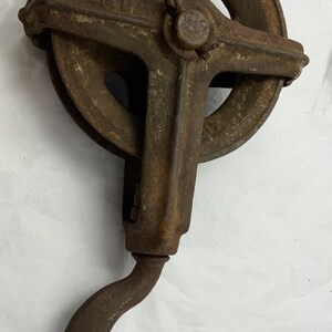 Brooklyn Navy Yard, Snatch Locke Double Pulley and Hook, Antique, Heavy ...