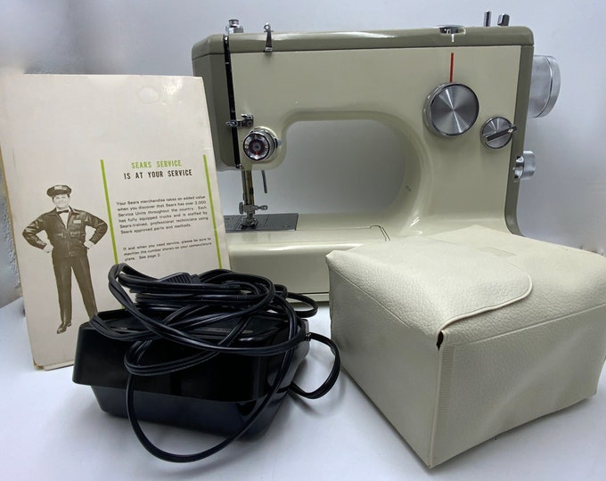 Sears Kenmore Vintage Sewing Machine W Case Model 158-10400 - Etsy