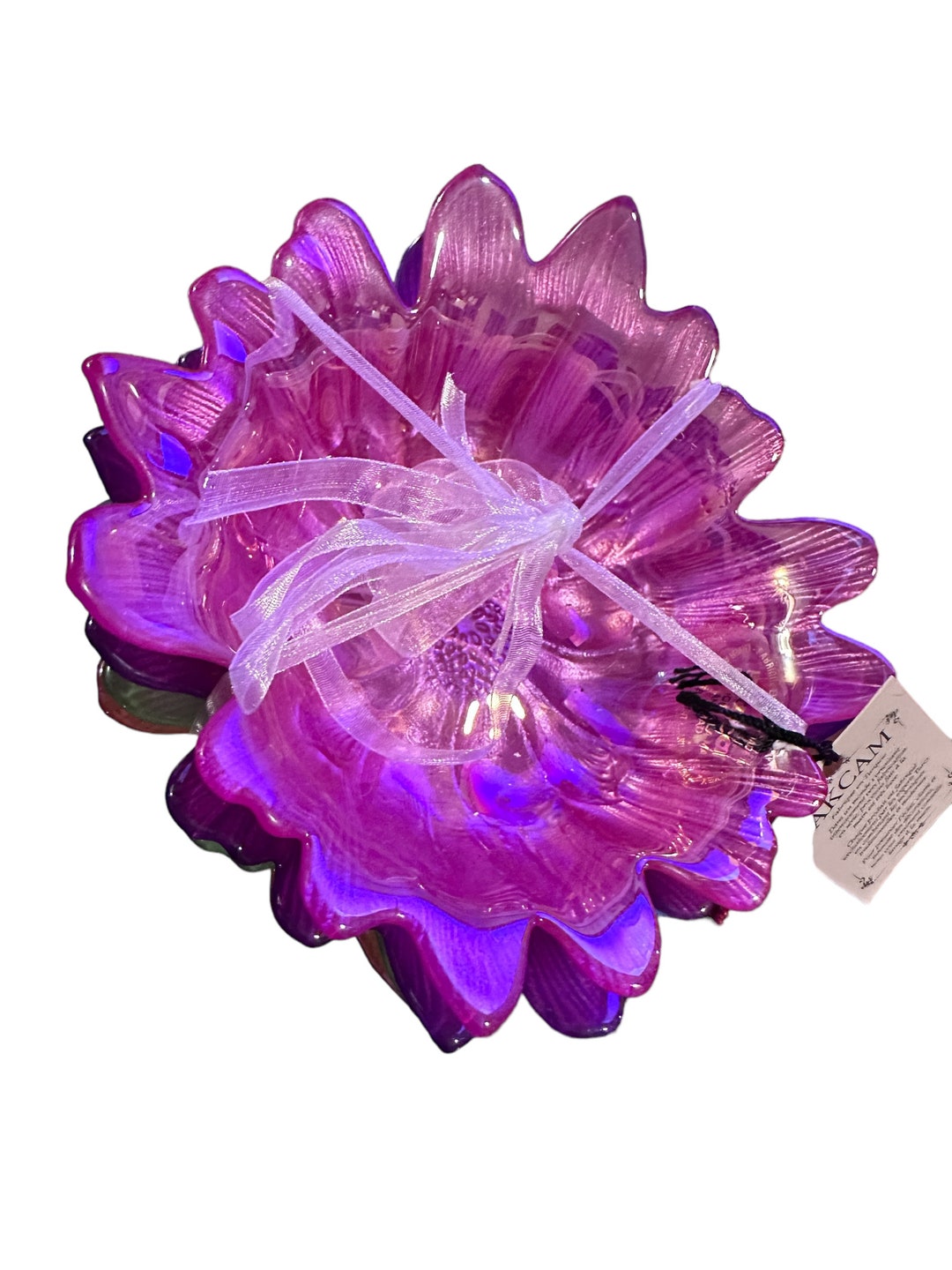 Akcam Bowls,glass, Made in Turkey, Pastel, Shimmery, Metallic, Dessert ...