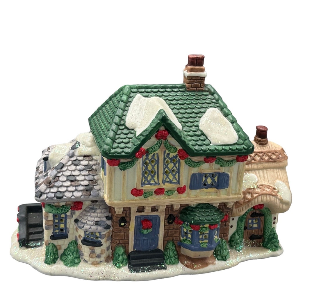 Vintage Trim a Home 1999 Christmas Village Locksmith House Excellent ...