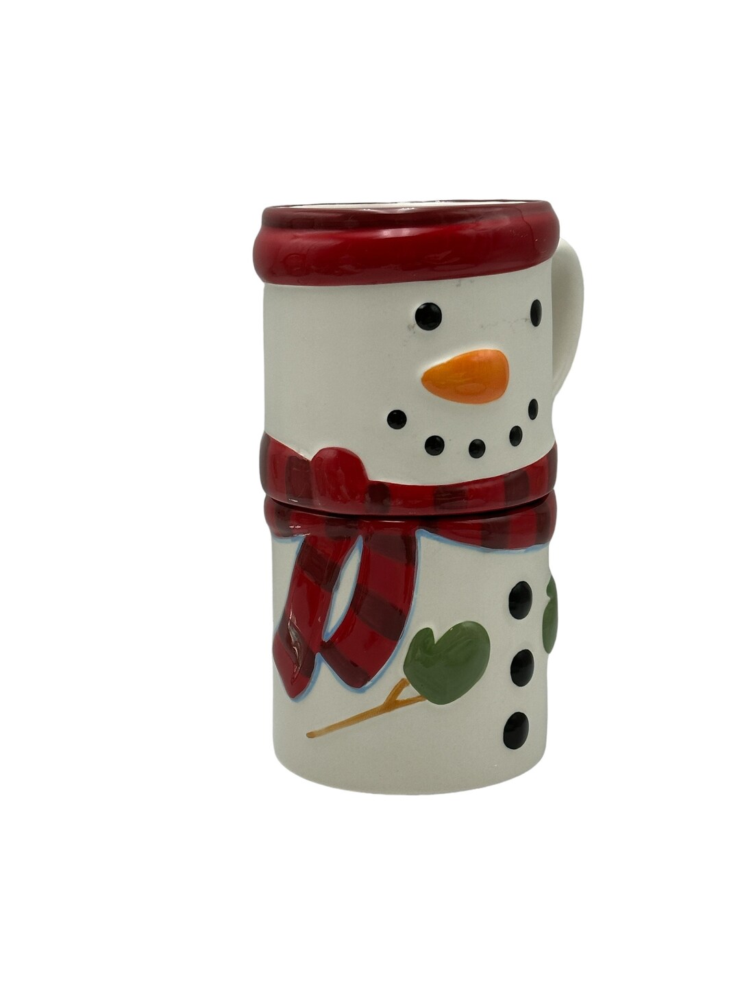 Snowman Mugs Stackable, Hallmark, NIB Vintage, Christmas Mugs - Etsy