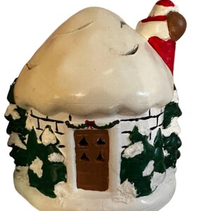 Vintage Ceramic Christmas Igloo “light Up” Mold; Village Igloo ...