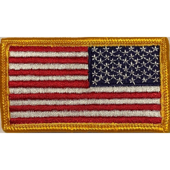 US Army, Arm Patch, Reverse Flag, Stitch on Military … - Gem