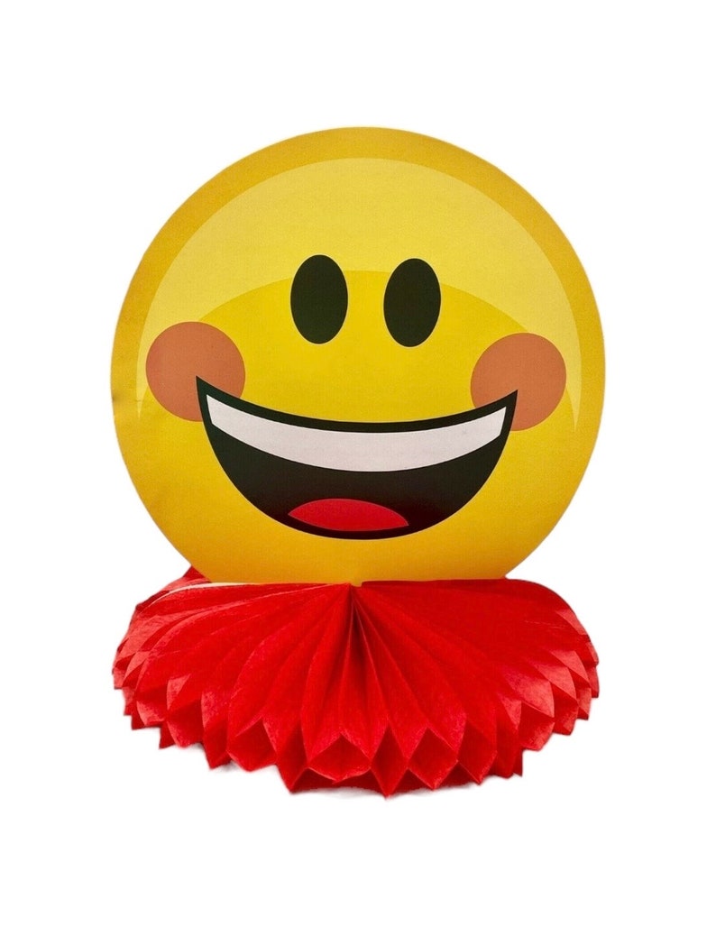 10 "smile Face, Smiley Face Centerpiece, Tissue, Table Top, NEW - Etsy