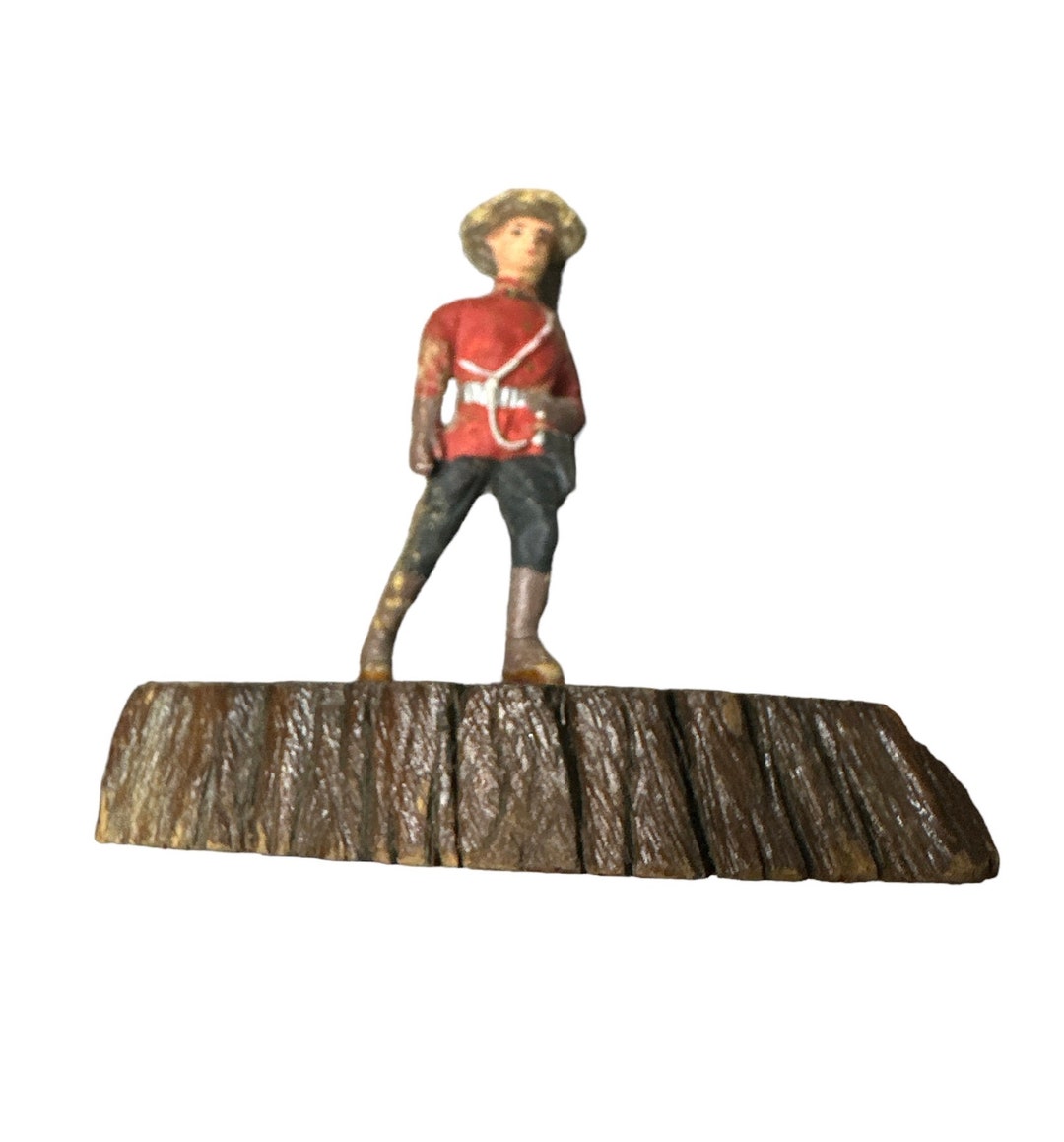 Canadian Mountie Vintage Souvenir Wood 3.75 - Etsy