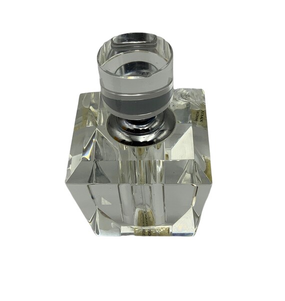 Inverted Pyramid Perfume Bottle, Heavy Glass, Plus Da… - Gem