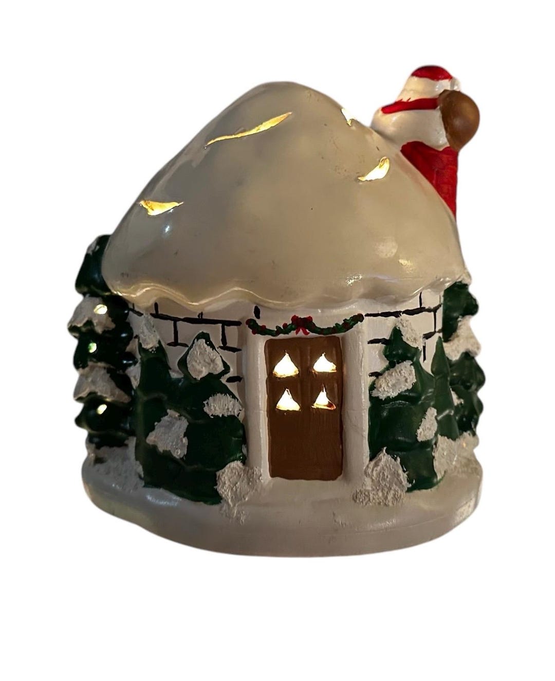 Vintage Ceramic Christmas Igloo “light Up” Mold; Village Igloo ...